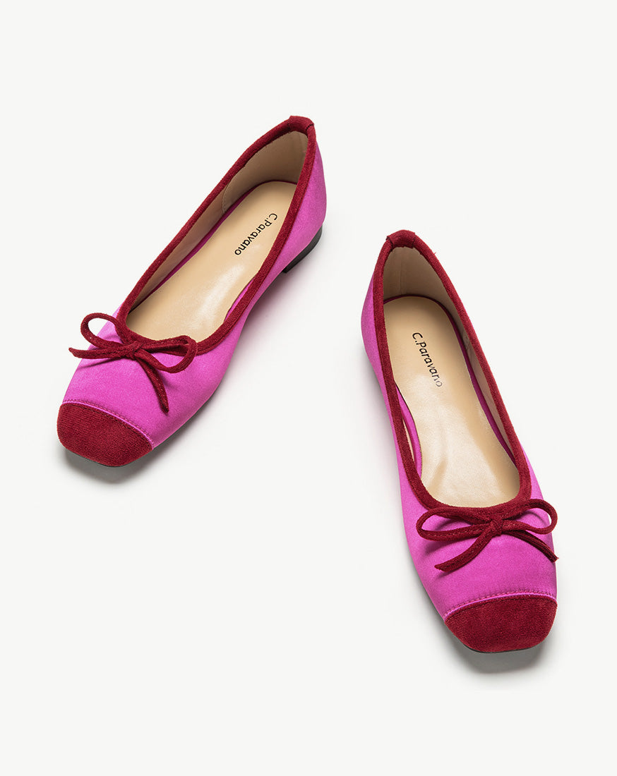 Neon Pink Pointe Shoes